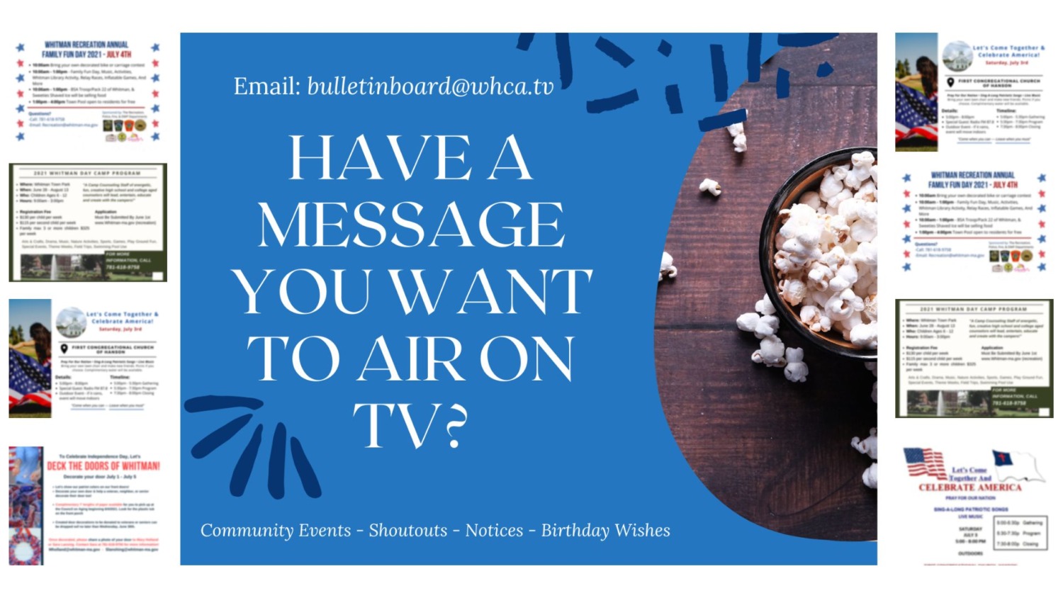 Promotional Opportunities Through WHCA – WHCA-TV