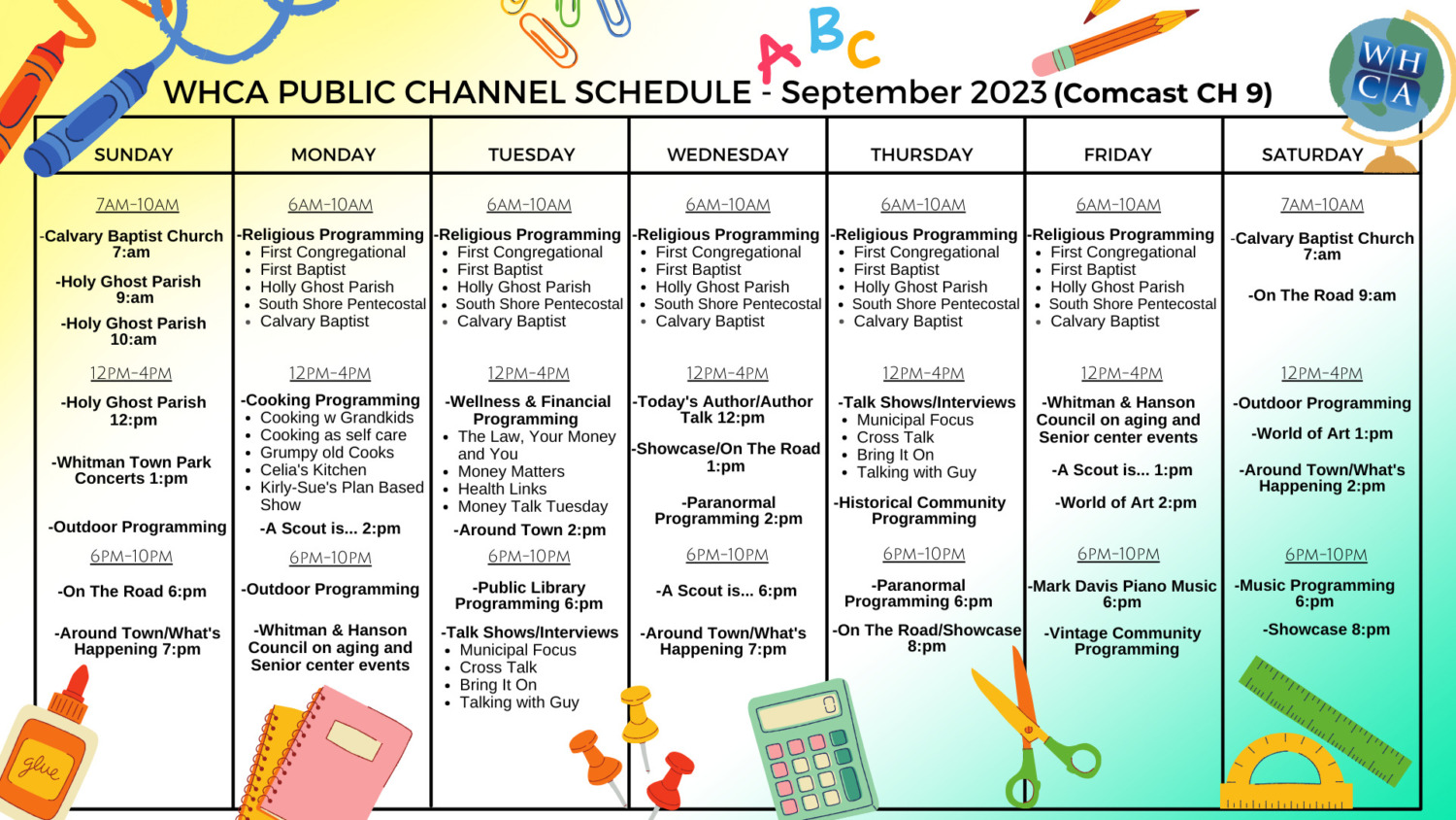 Program-Guide – WHCA-TV